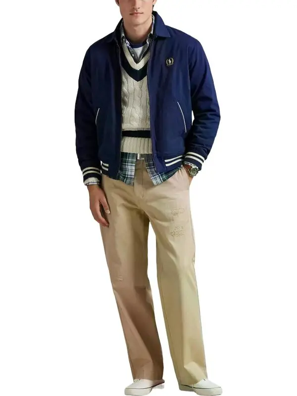 Polo Ralph Lauren Zip-up Baseball Jacket - Blue
