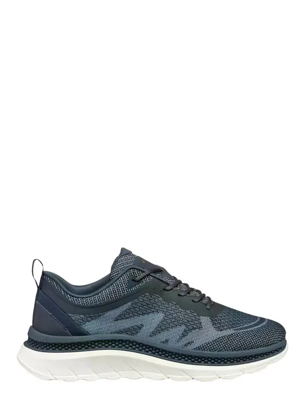 Geox Breathable Lace-up Trainers - Blue