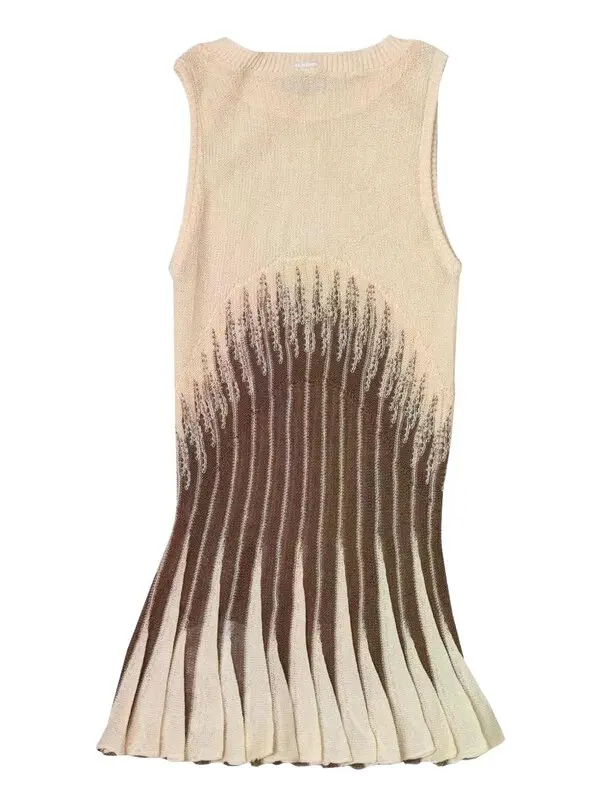 ISA BOULDER Ribbed Sleeveless Knit Top - Neutrals