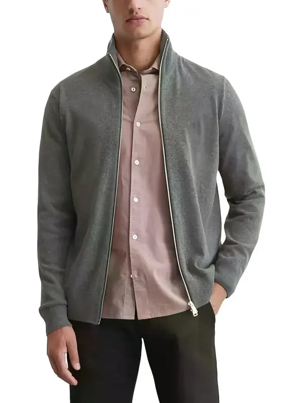 Marc O'polo Zip-up Cardigan - Grey