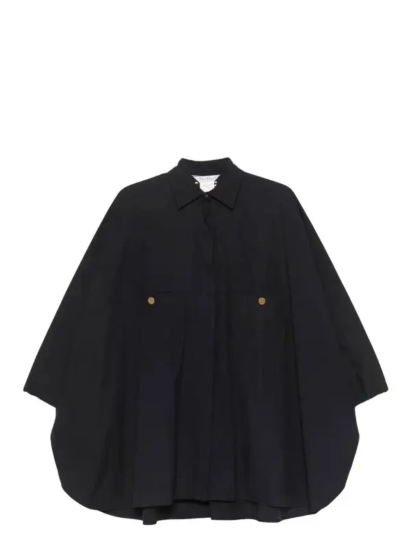 Max Mara Poplin Shirt - Blue
