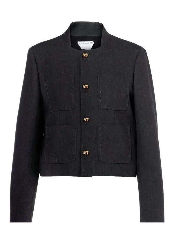 Bottega Veneta Knot Jacket - Grey