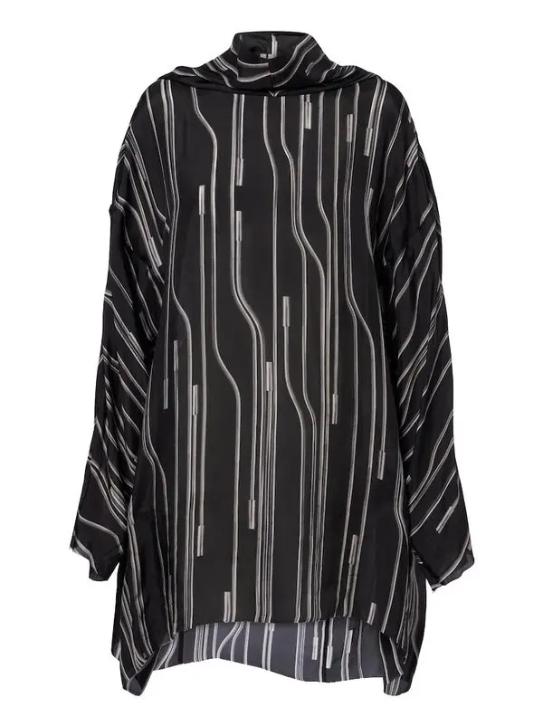 Rick Owens Printed Tunic - Black