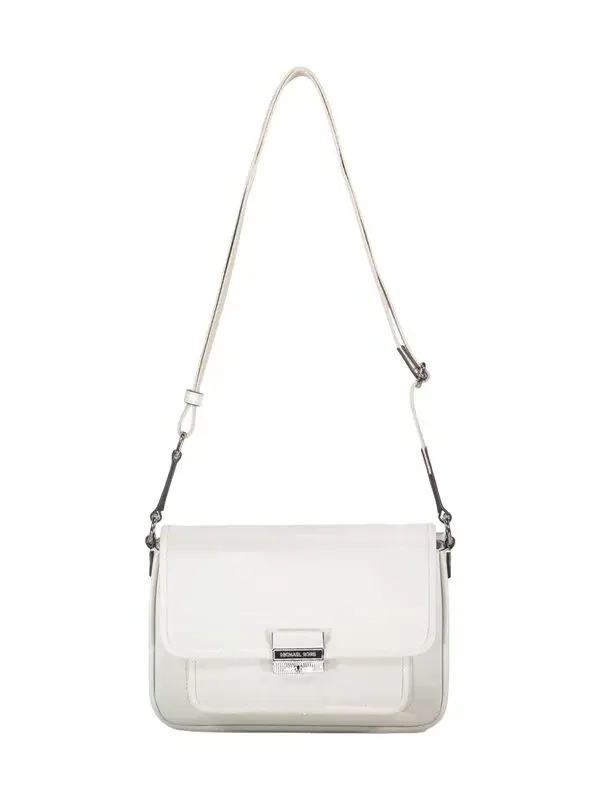 Michael Kors Bradshaw Leather Shoulder Bag - Neutrals
