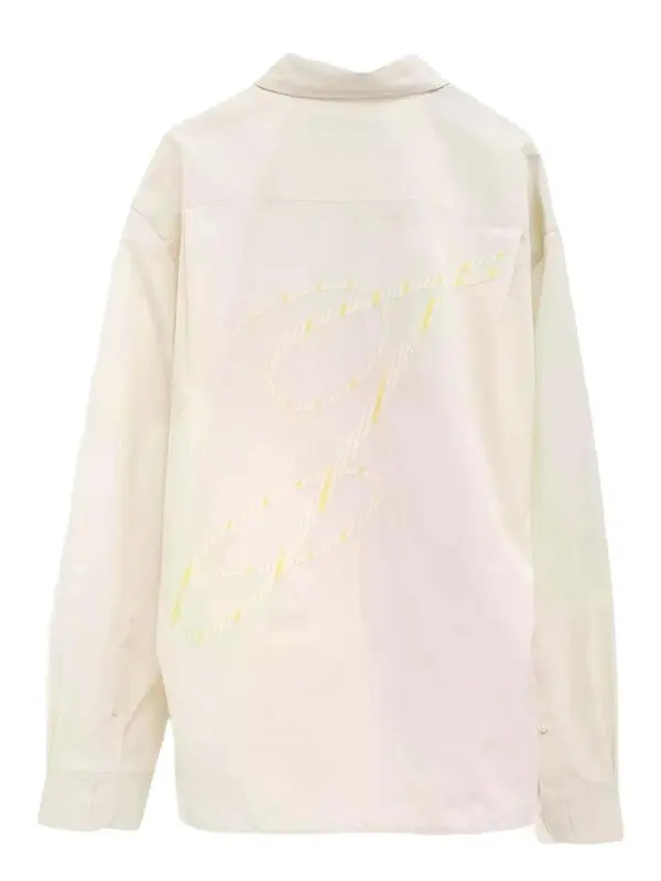 Jacquemus Signature-embroidered Shirt - Neutrals