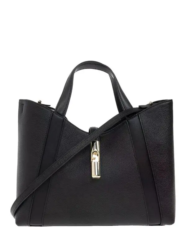 Furla Leather Tote Bag - Black