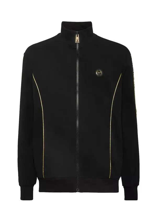PLEIN SPORT Laminated Sweatshirt - Black