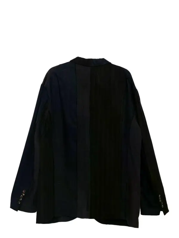 ZIGGY CHEN Patchwork Blazer - Blue
