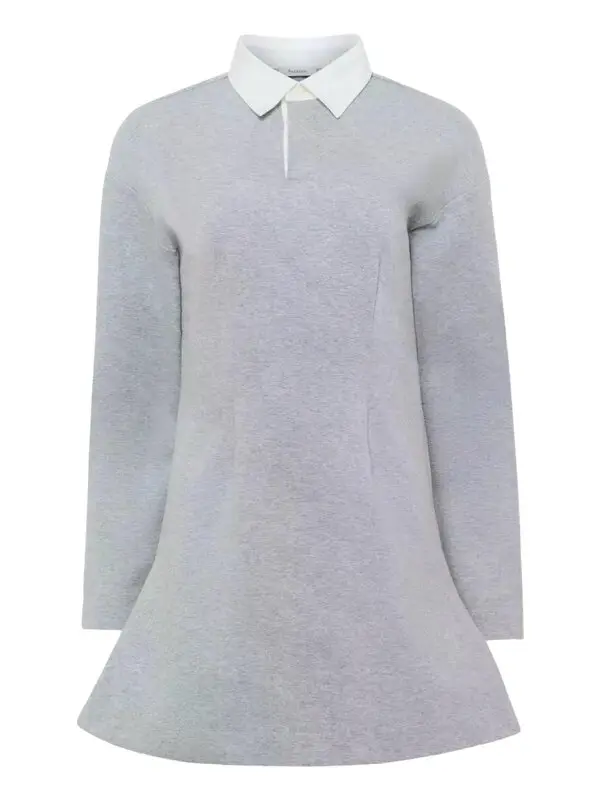 JW Anderson Long-sleeve Polo Dress - Grey