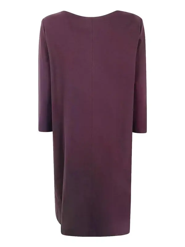 Liviana Conti Boat Neck Dress - Red