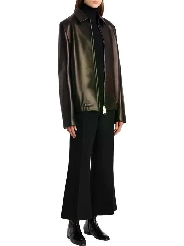 Khaite Silk Trousers - Black
