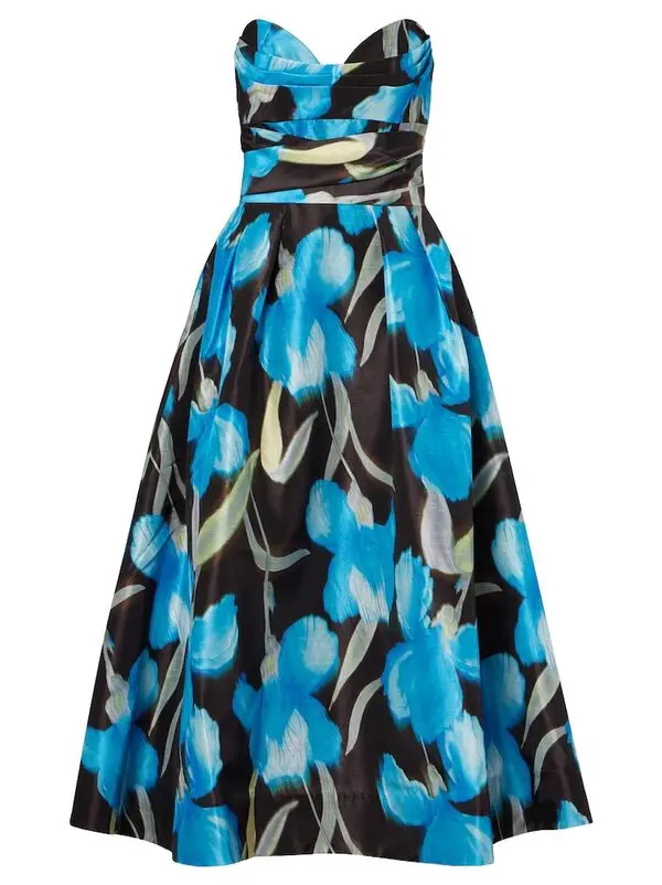 Rebecca Vallance Ingrid Printed Midi Dress - Multicoloured