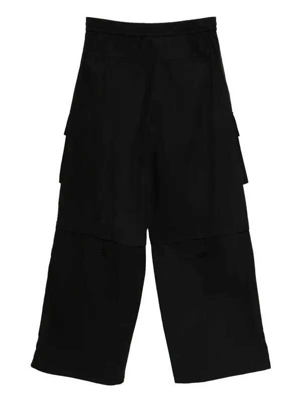 JUUN.J Patchwork Cargo Trousers - Black