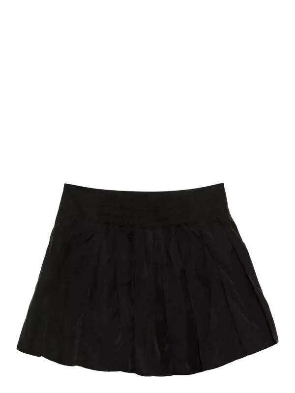 CHOCOOLATE Pleated Skirt - Black