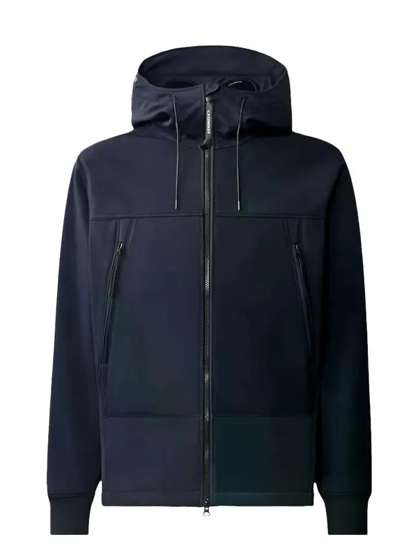 C.P. COMPANY Hooded Zip-fastening Jacket - Black