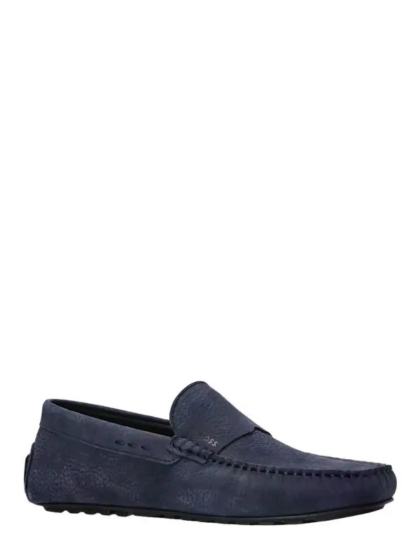 BOSS Leather Loafers - Blue