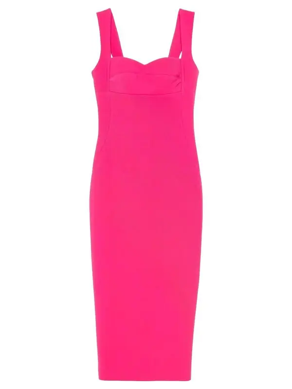 SILK LOVE & LACE Theodora Midi Dress - Pink