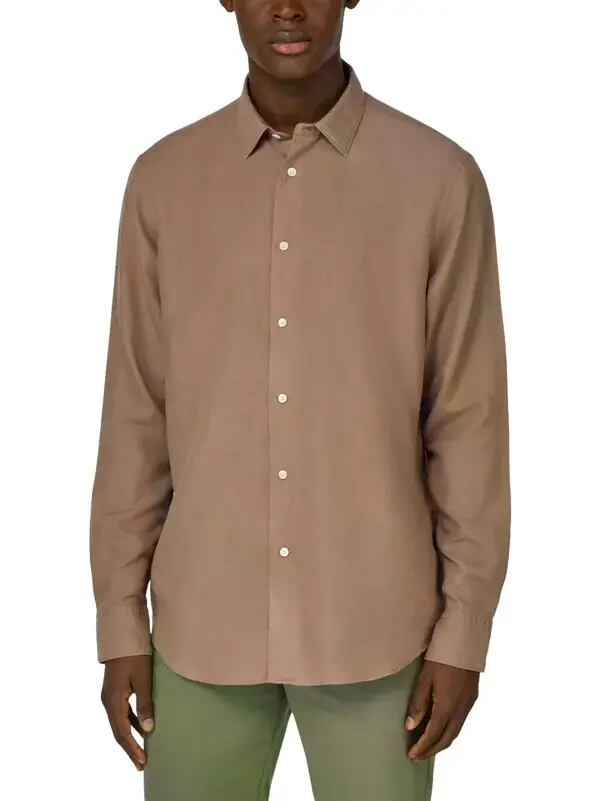 Boggi Milano Linen Shirt - Brown
