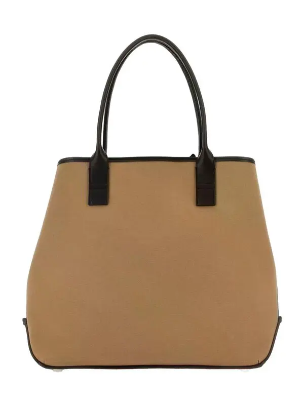 Hogan Medium Script Tote Bag - Neutrals