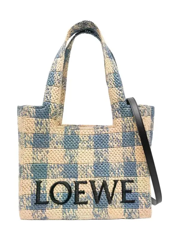 Loewe Woven Tote Bag - Neutrals