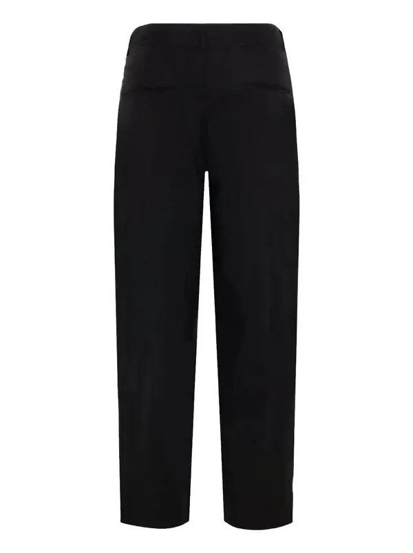 MYTHINKS Button-fastening Cotton Trousers - Black