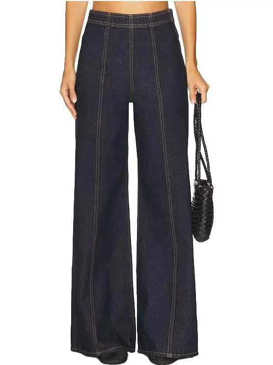 Ulla Johnson Bianca Wide Leg In . Also - Blue