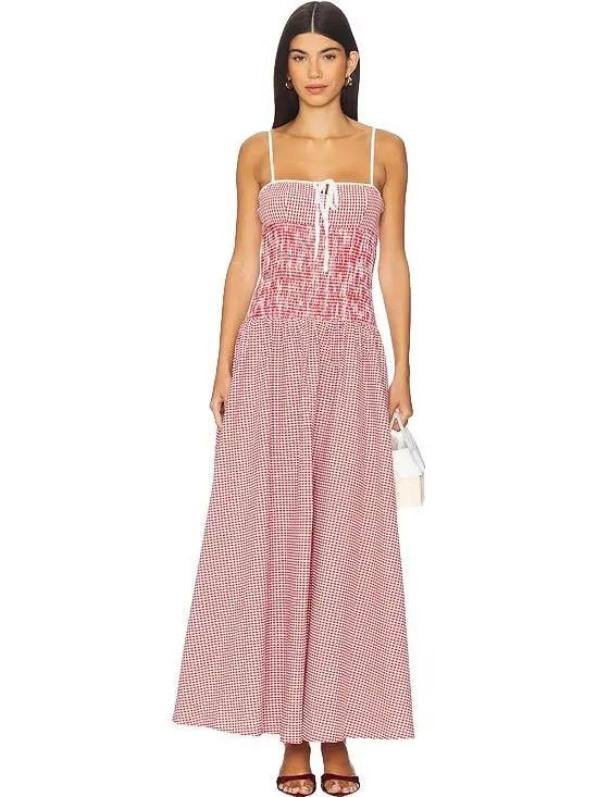 MORE TO COME Abby Maxi Dress In . Also - Red