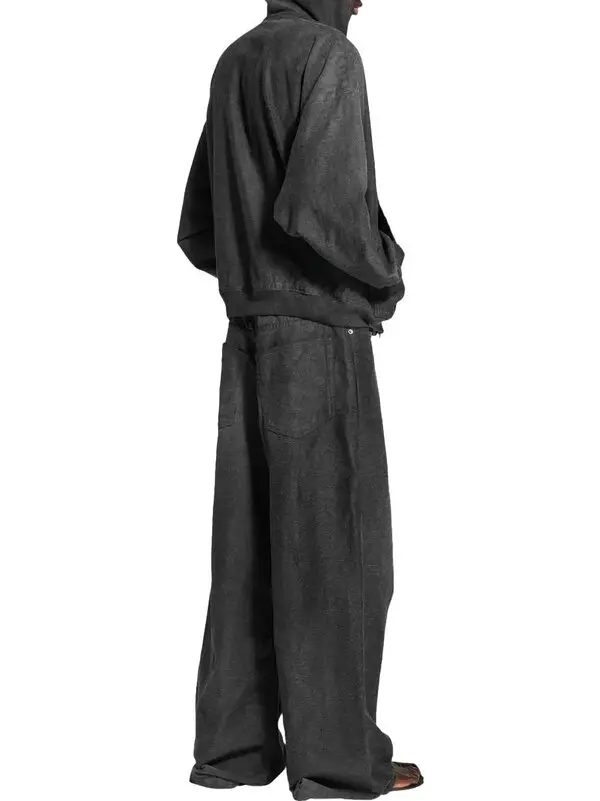 Balenciaga Baggy Trompe L'oeil Jeans - Grey