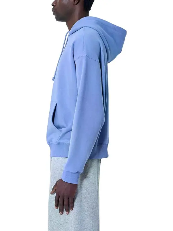 AWAKE NY Logo-embroidered Hooded Sweatshirt - Blue