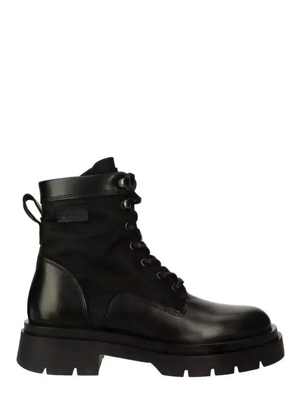 Gant Leather Lace-up Boots - Black