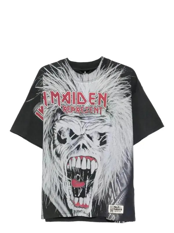 REPRESENT X Iron Maiden British Metal T-shirt - Black
