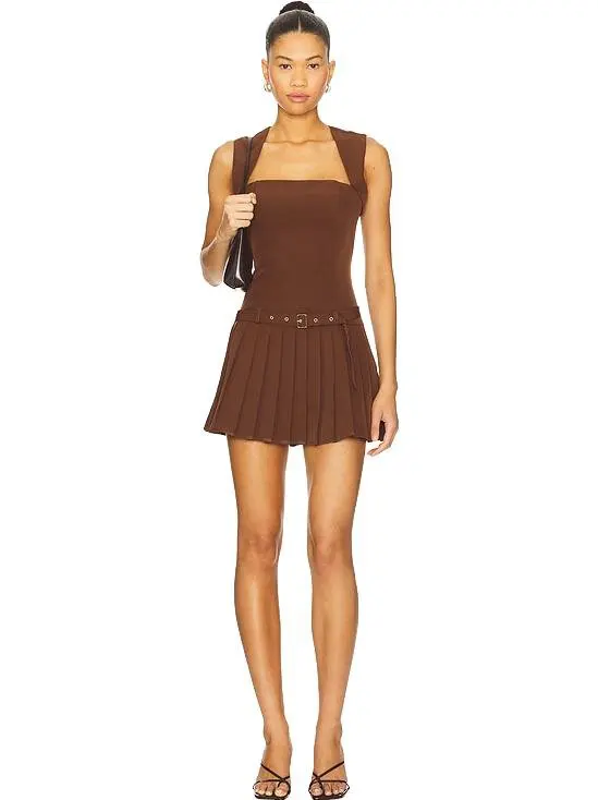 Superdown Giulia Mini Dress In . Also - Brown