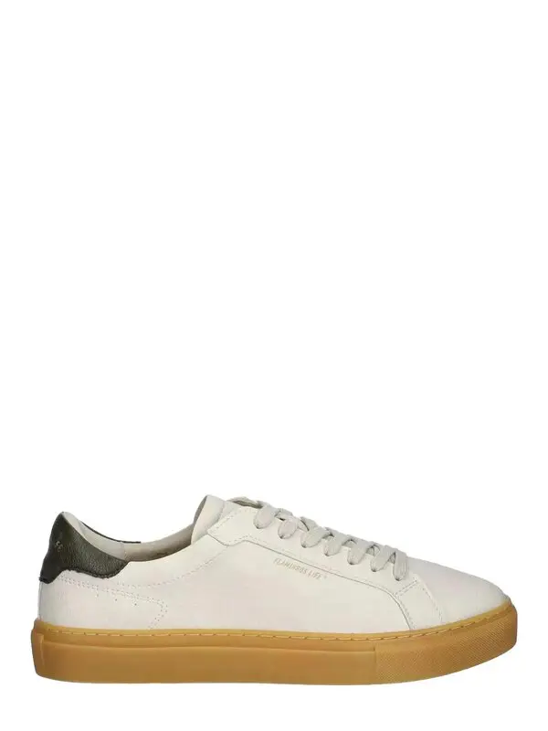 Flamingos Name Leather Sneakers - Neutrals