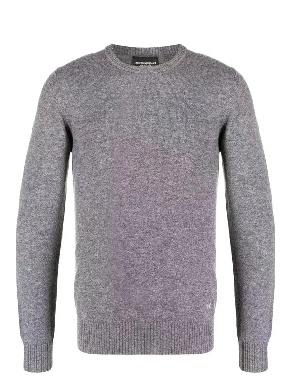 Emporio Armani Fine-knit Cashmere Jumper - Grey