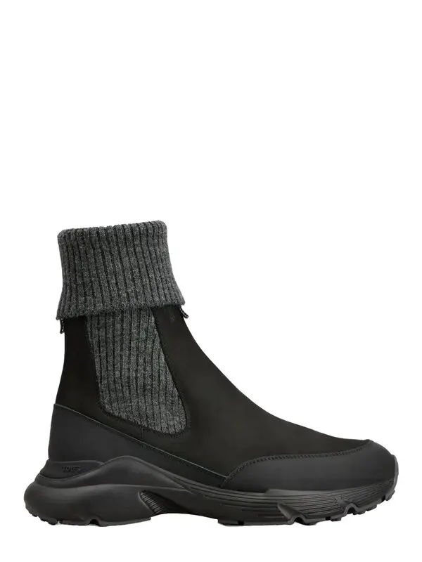TOD'S Panelled Sock Sneakers - Black