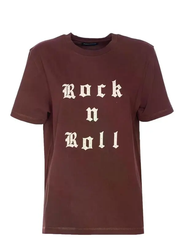 Zadig&Voltaire Cotton T-shirt With Graphic Print - Red