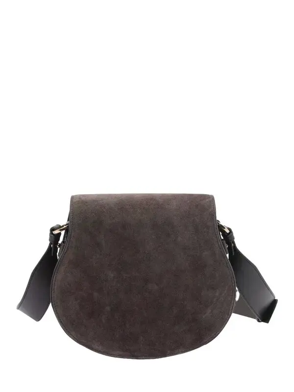 Chloé Marcie Suede Cross Body Bag - Brown