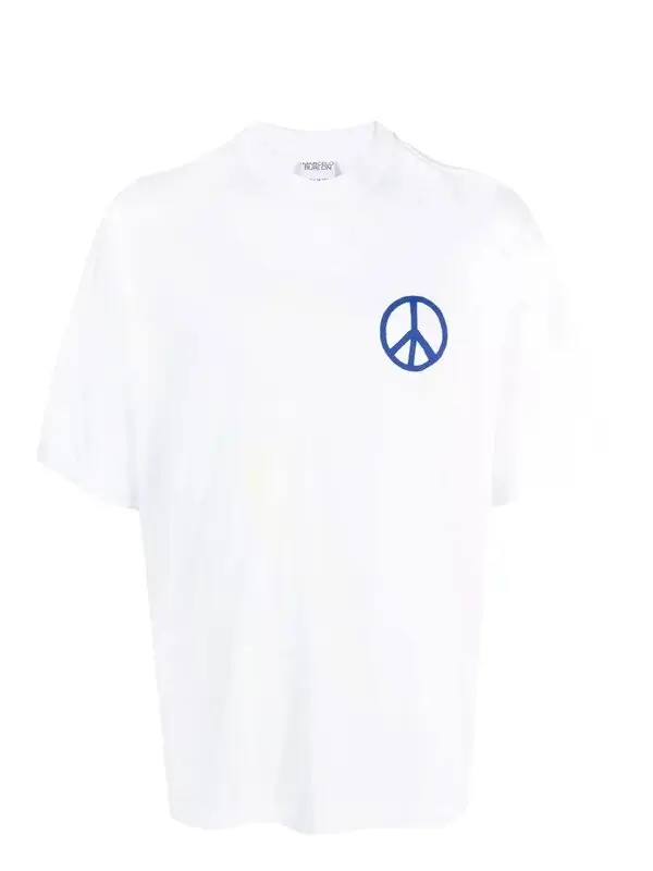 COUNTY OF MILAN County Peace Logo T-shirt - White