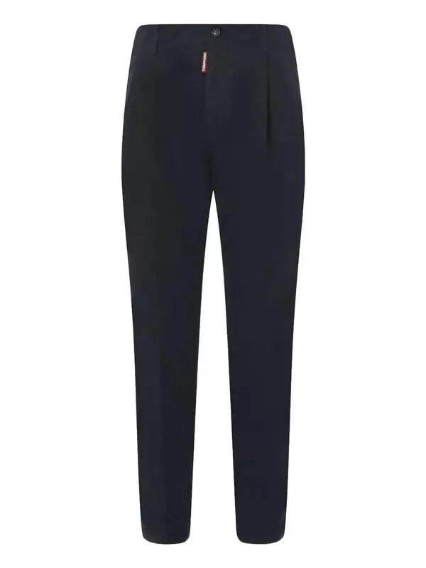 Dsquared2 Cotton Trousers - Blue