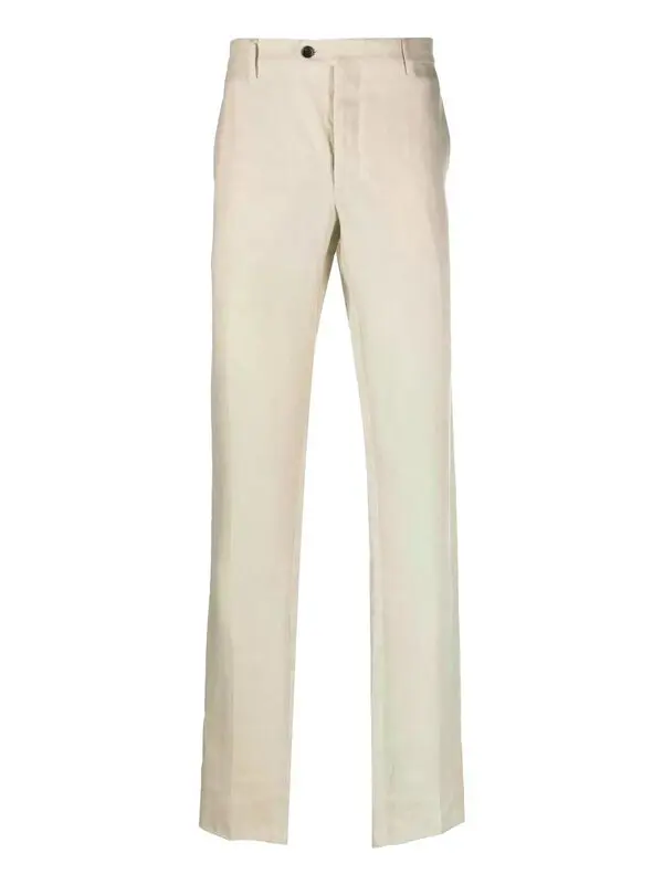 BILLIONAIRE Linen Tailored Trousers - Neutrals