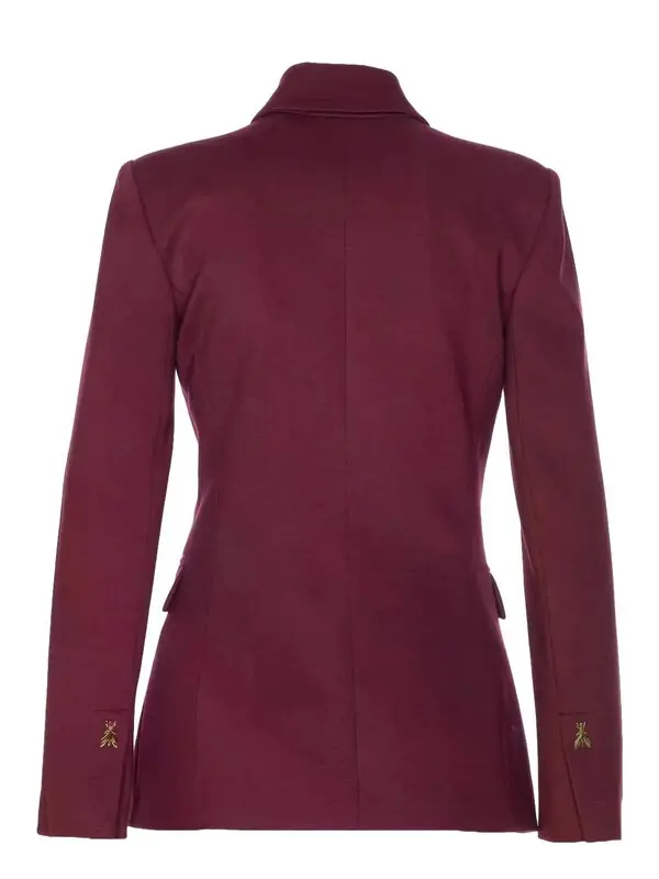 Patrizia Pepe Double-breasted Blazer - Red