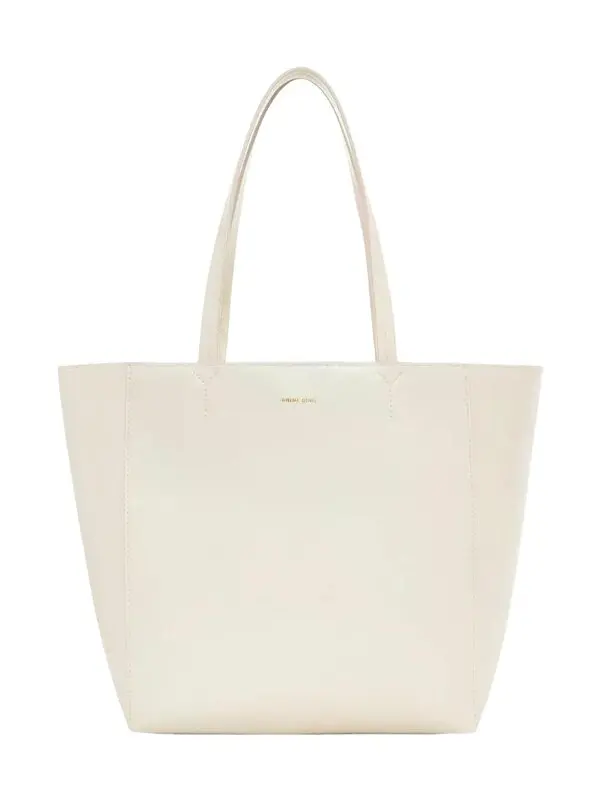 ANINE BING Small Elly Leather Tote Bag - Neutrals
