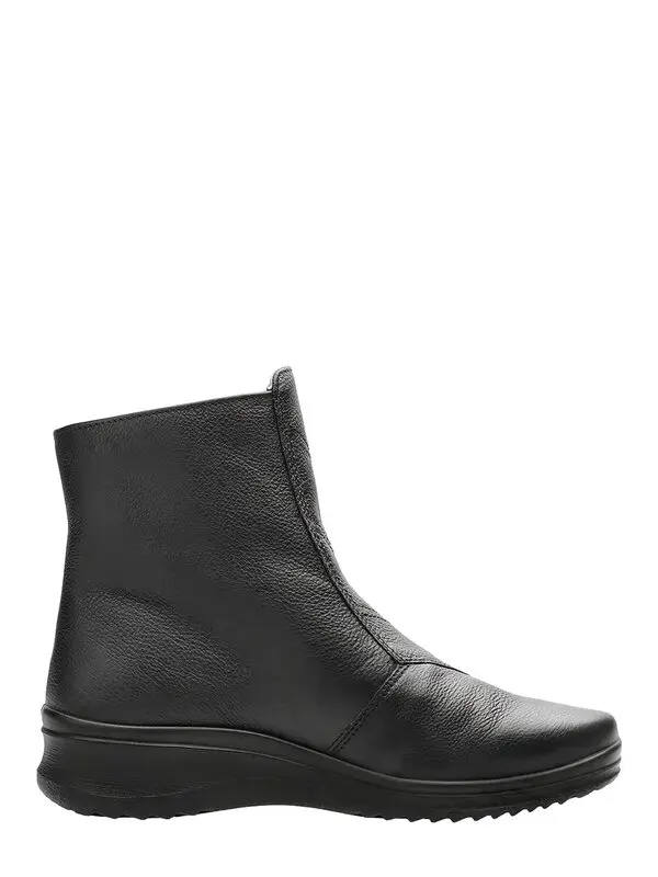 ARA Leather Zip Fastening Boots - Black