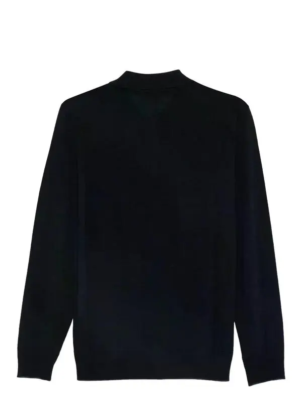 Barena Venezia Long-sleeve Polo Shirt - Blue
