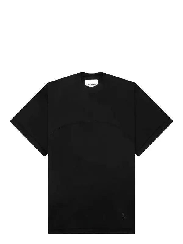 JIL SANDER Cotton T-shirt - Black