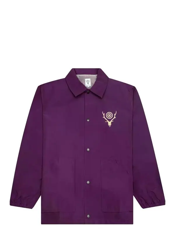 SOUTH2 WEST8 Logo-print Overshirt - Purple