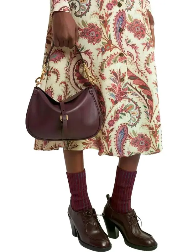 Etro Buckle-fastening Leather Backpack - Brown
