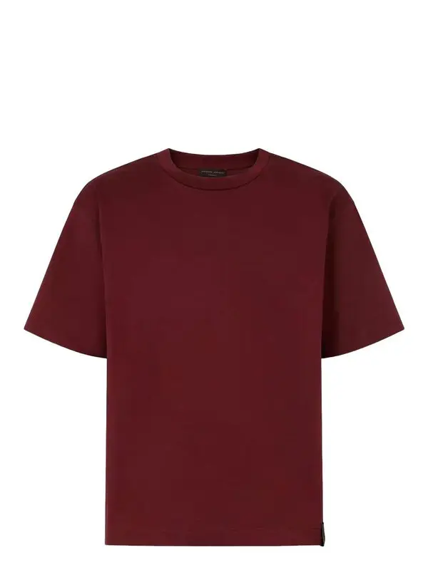 GIUSEPPE ZANOTTI Logo-print T-shirt - Red