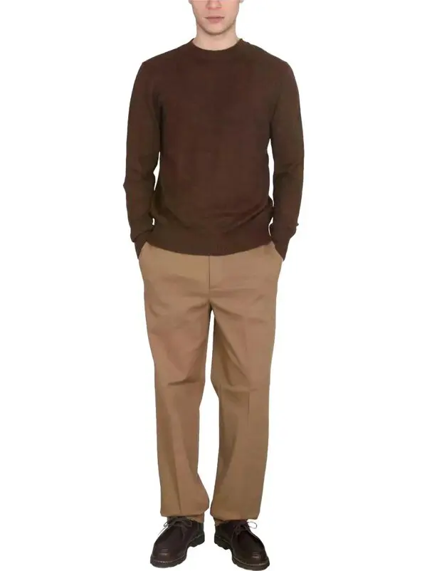 DEPARTMENT 5 Cotton-blend Straight-leg Trousers - Neutrals