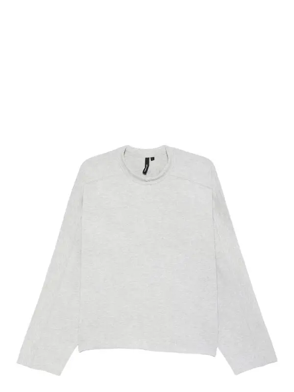 ENTIRE STUDIOS Long-sleeve Crew Neck Cotton T-shirt - Grey